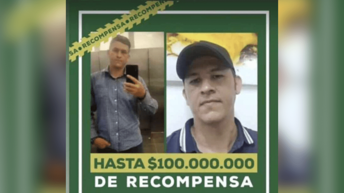 Se busca: Harold Andrés Echeverri, $100 millones de recompensa ...